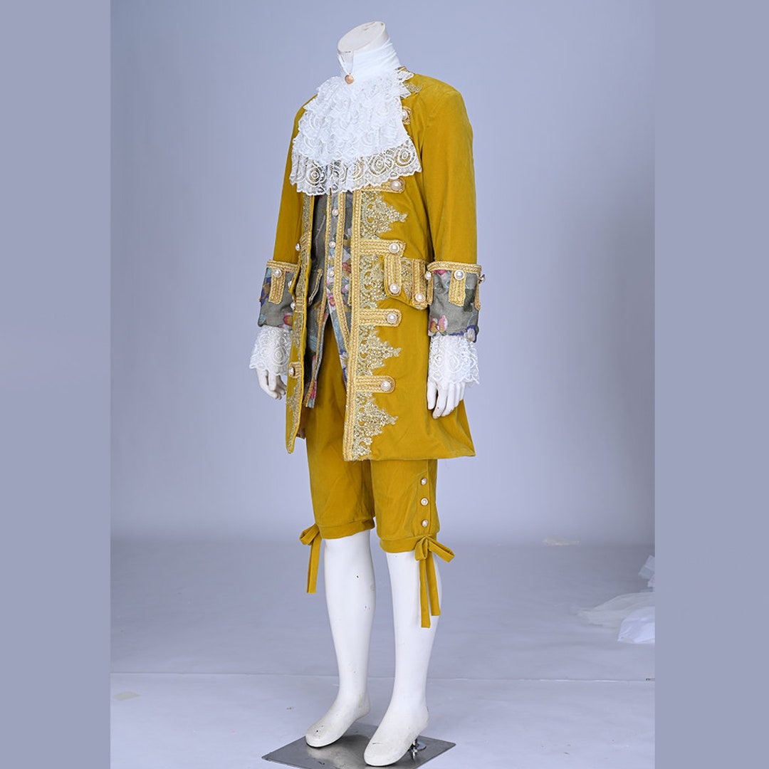 Handmade Historical Rococo King Prince Suit Costumerococo - Etsy