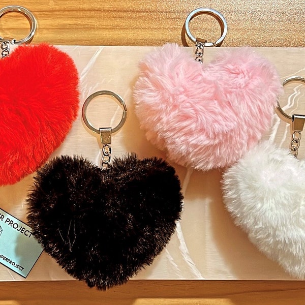 Pom Pom Keyring - Etsy Australia