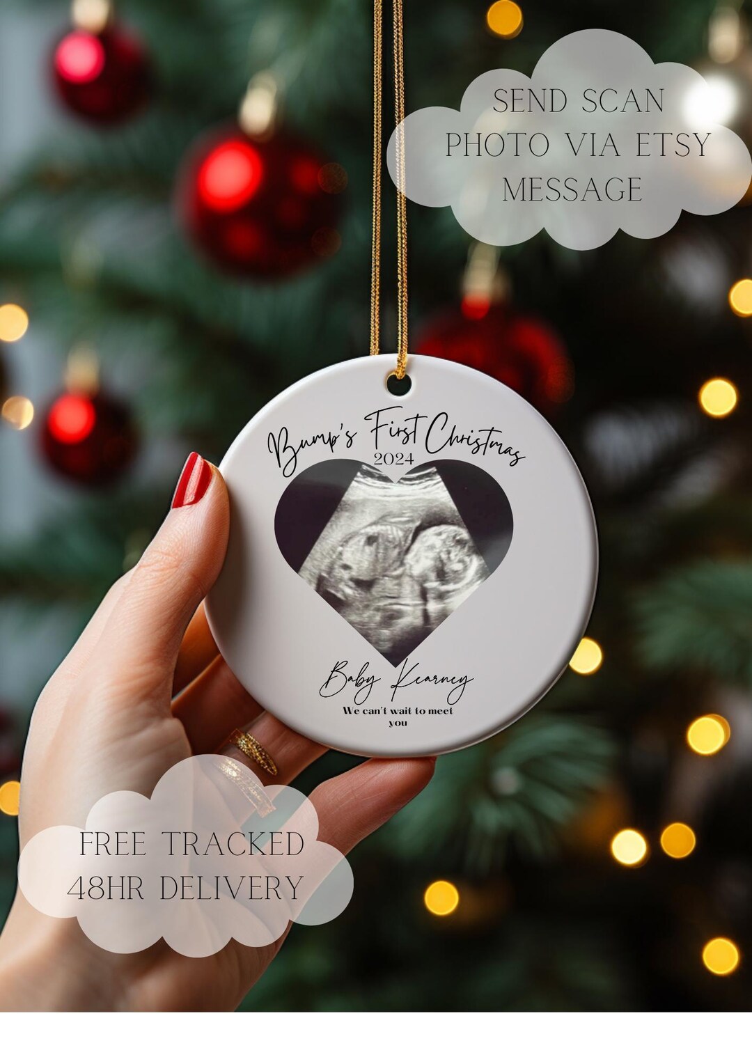 Bumps First Christmas, Scan Bauble, Baby Bump, Christmas Bauble, First ...