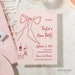 Bow Hens Party Welcome Sign Template Hand-drawn Illustration ...