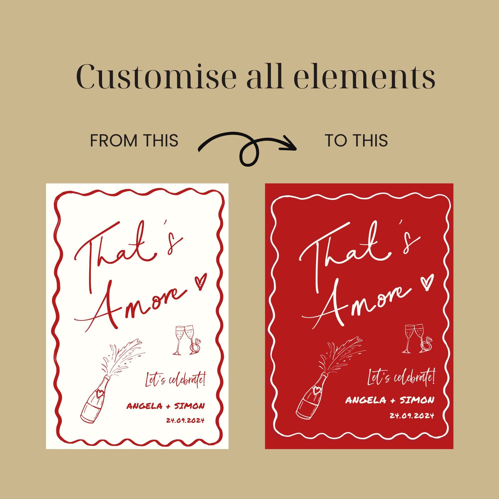 That's Amore Engagement Party Welcome Sign Template Hand Drawn Pizza Party Decor the Day Before ...