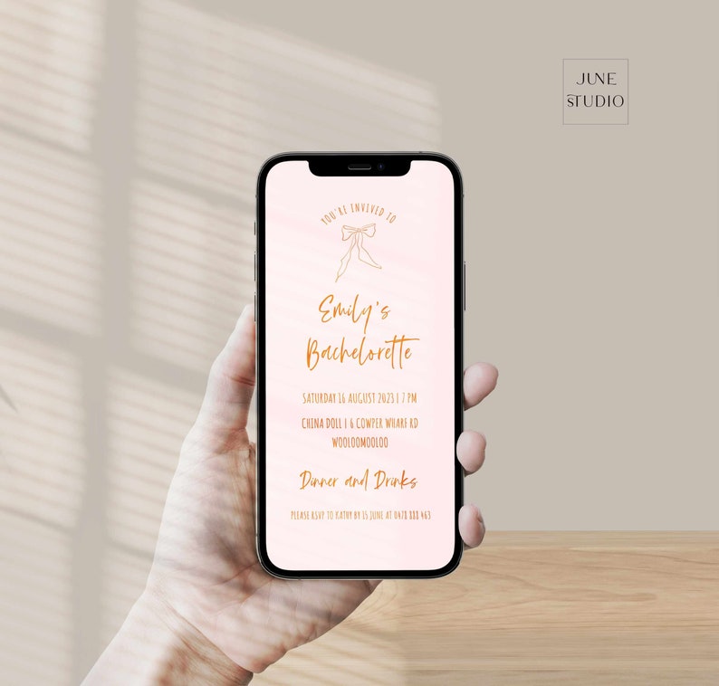 Unique Hens Party Invitation Template Editable Wavy Hens Do ...