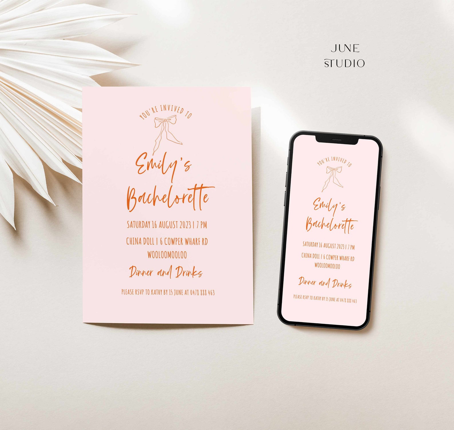 Unique Hens Party Invitation Template Editable Wavy Hens Do ...