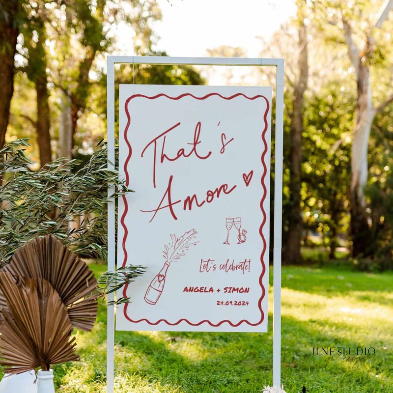 That's Amore Sign - Etsy