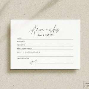 Modern Advice and Well Wishes Sign Digital Template Editable Advice ...