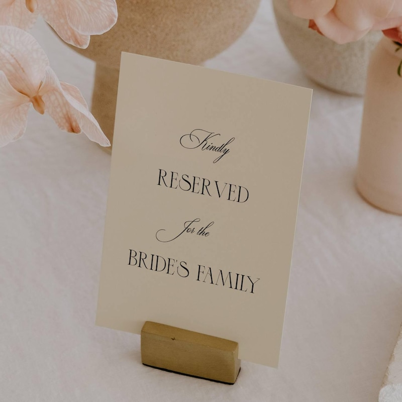 Table réservée - Etsy France