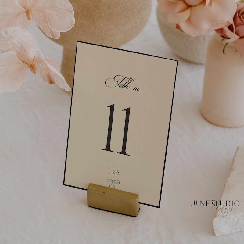 Vintage Table Number - Etsy