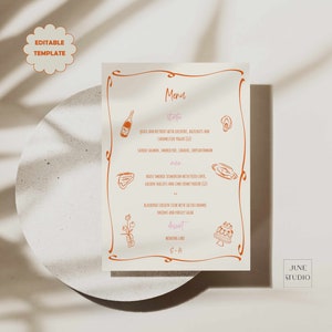 Vibrant Engagement Party Invitation Template Download Salut Hand Drawn ...