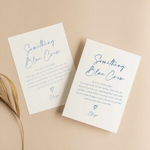 Something Blue Crew Proposal Card Template (editable 5x7, 4x6, A6) - Etsy
