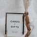 Modern Cards and Gifts Sign Digital Template Cards and Well - Etsy