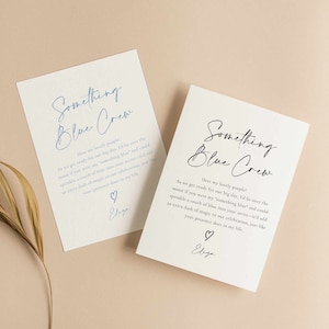 Something Blue Crew Proposal Card Template (editable 5x7, 4x6, A6) - Etsy