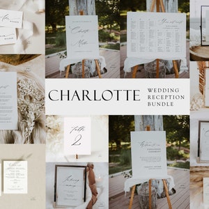 Unplugged Ceremony Sign With Cursive Font Template Modern Script Small ...