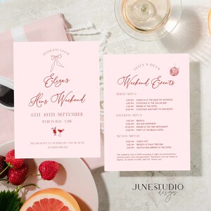 Unique Hens Party Welcome Sign Template Printable Bachelorette Party ...