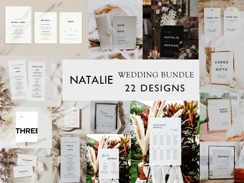 Modern Minimalist in Loving Memory Sign Template Printable - Etsy