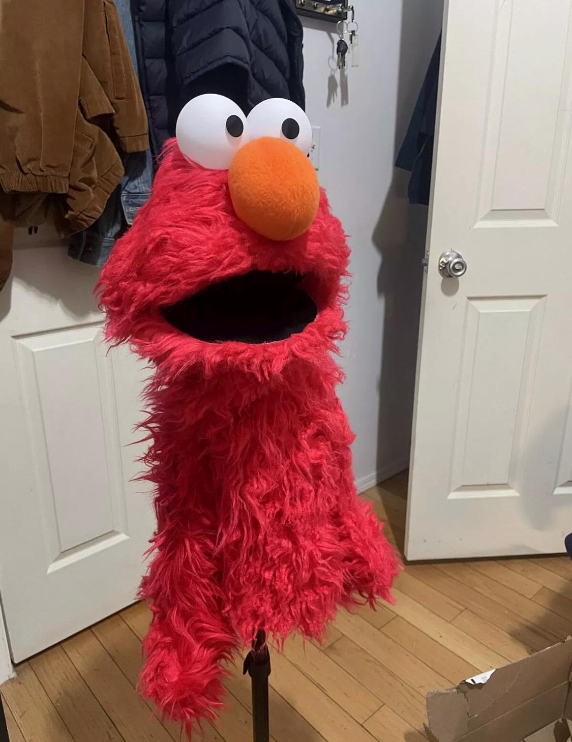 Elmo Muppet Puppet Replica Handmade - Etsy