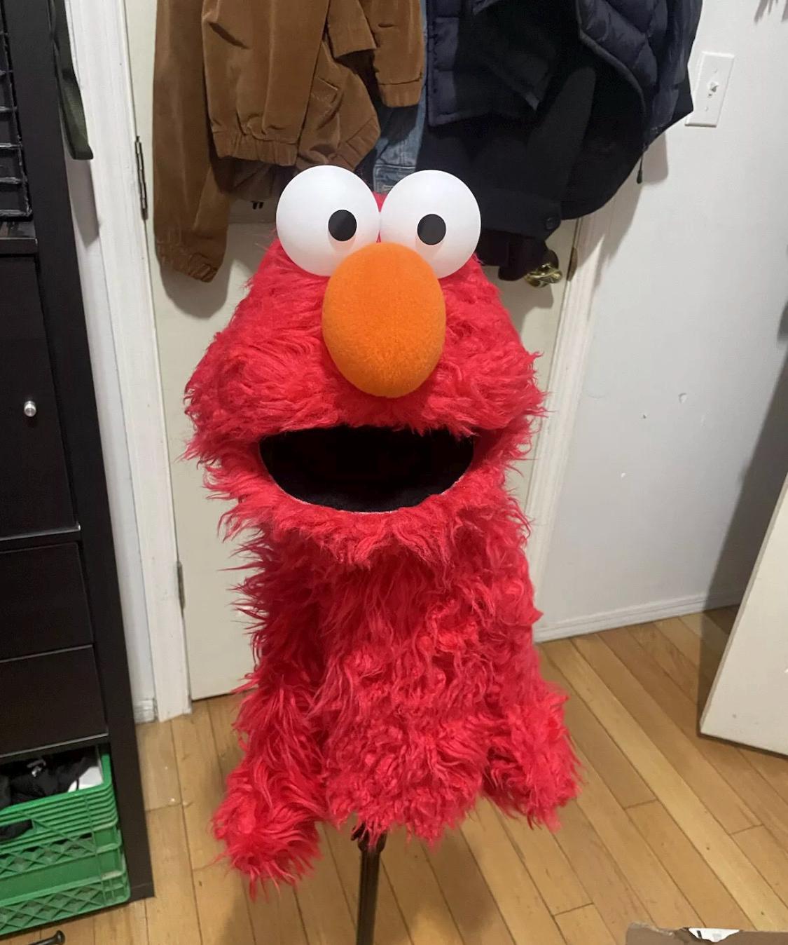 Elmo Muppet Puppet Replica Handmade - Etsy