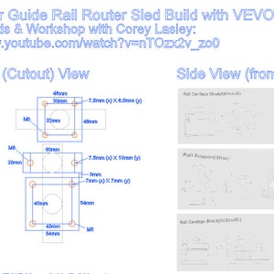CRV (vcarve 11.5+) and SVG File for DIY Linear Guide Rail, Router ...