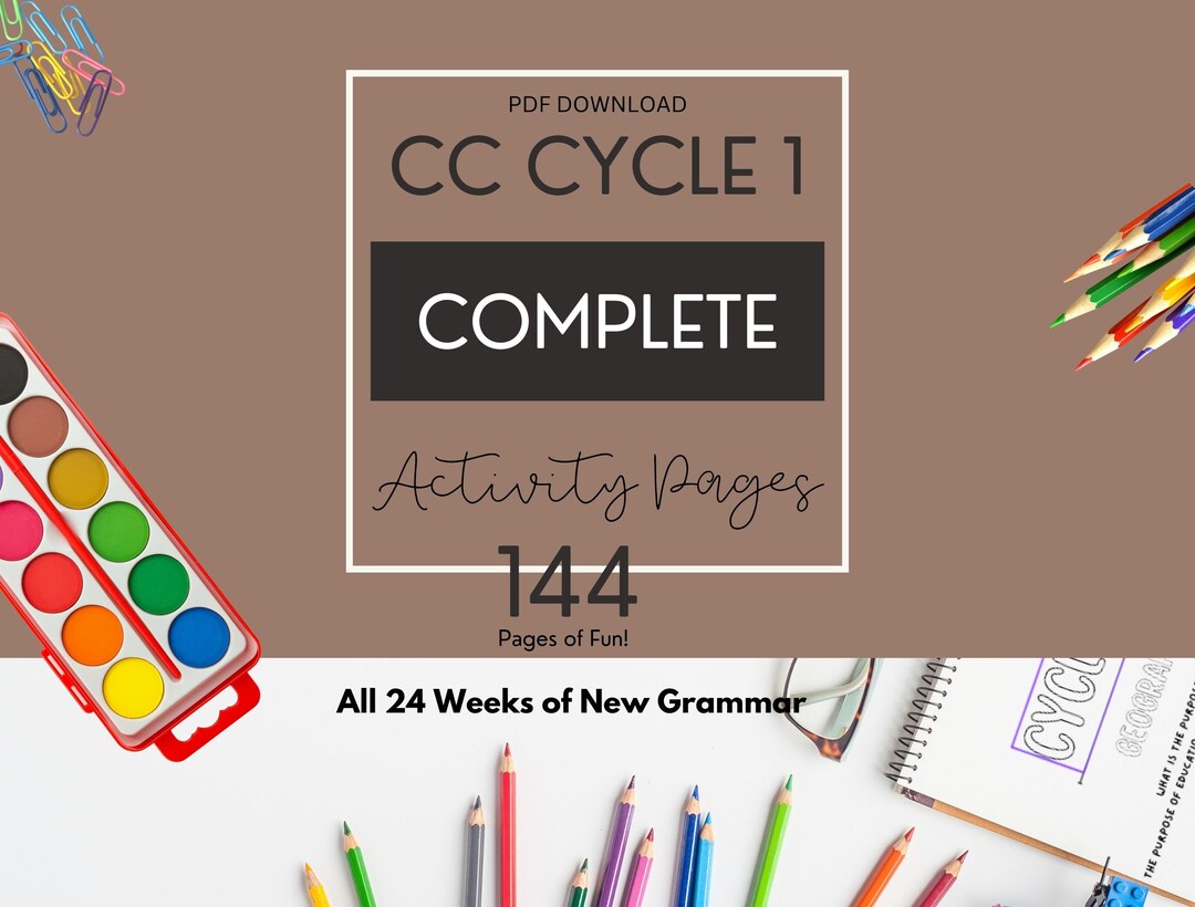 Classical Conversations Cycle 1 Complete Memory Work Activity Sheets ...