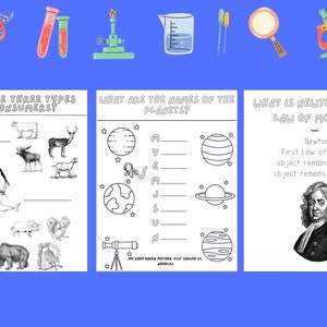 Classical Conversations Cycle 2 Science Coloring Pages - Etsy
