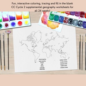 CC Cycle 2 Geography Coloring Pages - Etsy