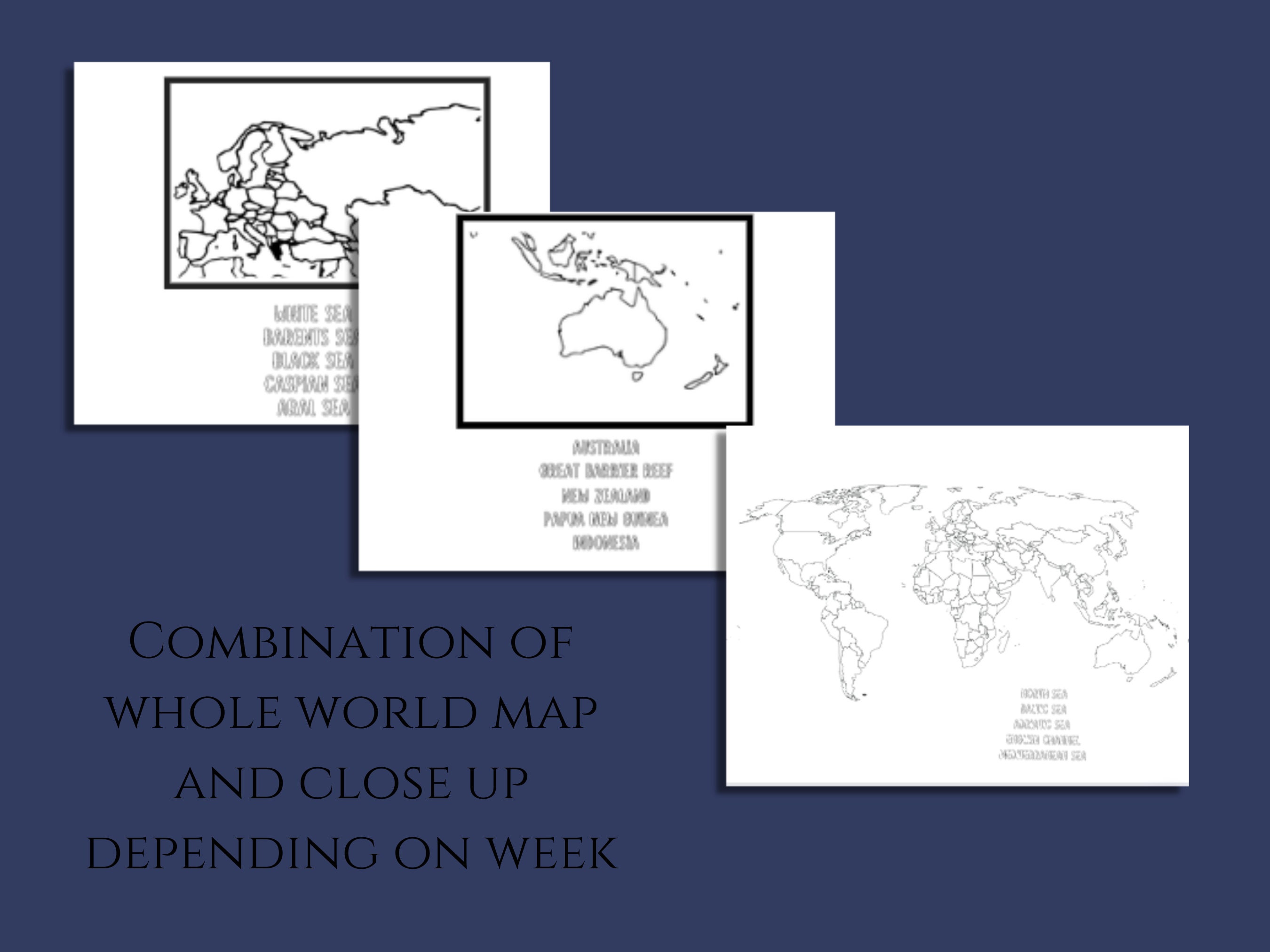 CC Cycle 2 Geography Coloring Pages - Etsy