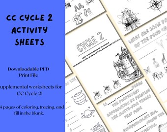 Classical Conversations Cycle 3 Complete Memory Work Activity Sheets ...