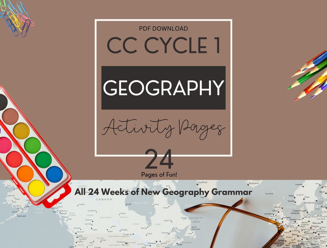 Classical Conversations Cycle 1 Geography Coloring Pages, Homeschool ...