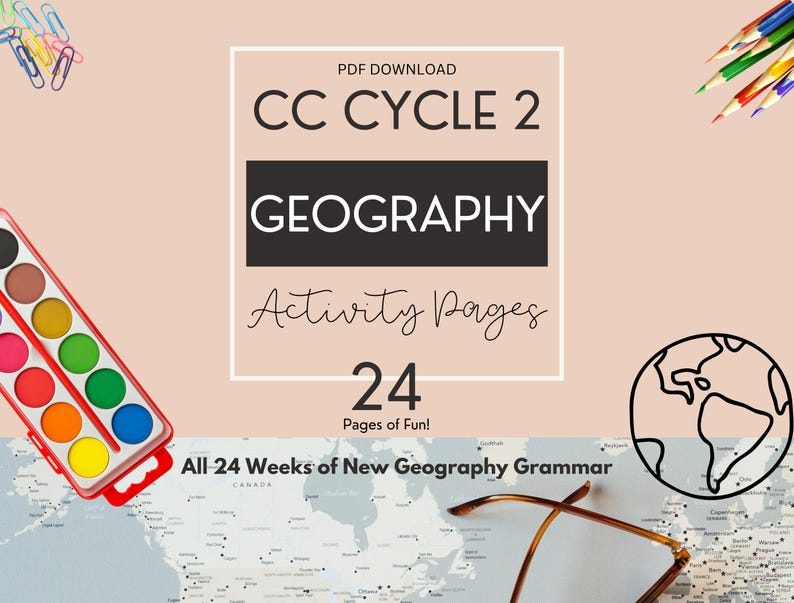 CC Cycle 2 Geography Coloring Pages - Etsy