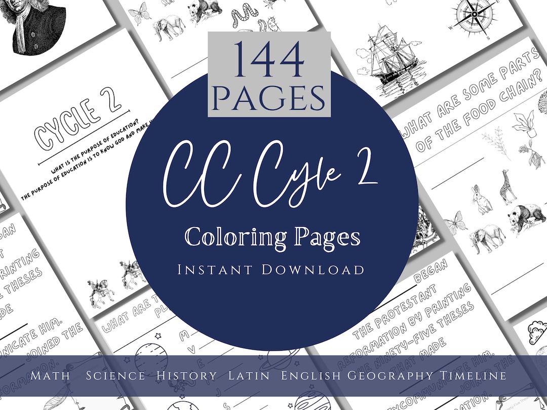 Classical Conversations Cycle 2 Complete Memory Work Activity Sheets ...