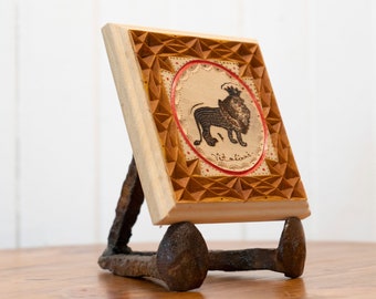 Hand Carved Trivet, Pattern Trivet Tile Tray/tivet, Mexican Art Deco - Etsy