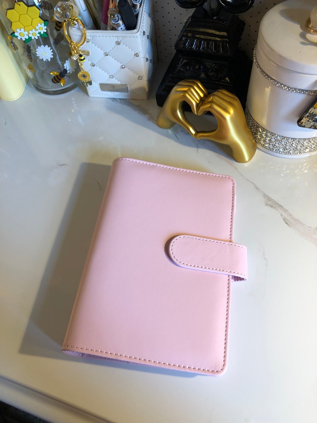 A6 Classic Binder Light Pink - Etsy