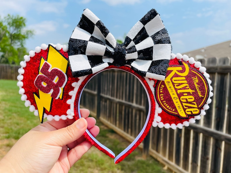 Disney Inspired Lightning Mcqueen Ears! - Etsy