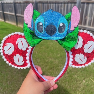 Disney Inspired Lilo and Stitch Ears - Etsy