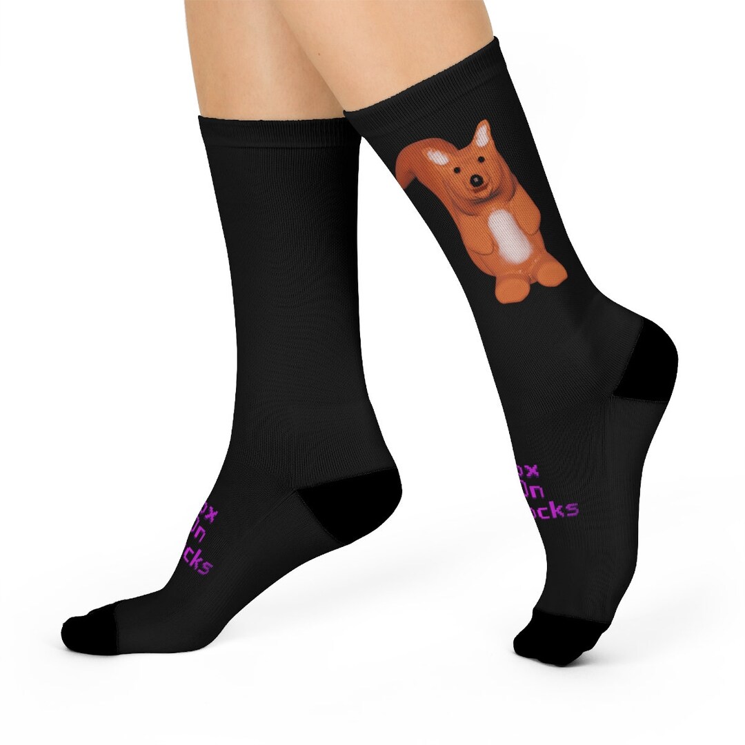 Fox Actually on Socks! - Etsy