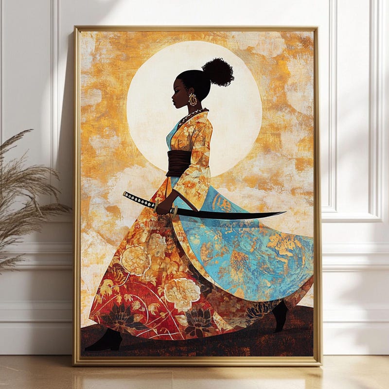 Black Women Samurai - Etsy UK