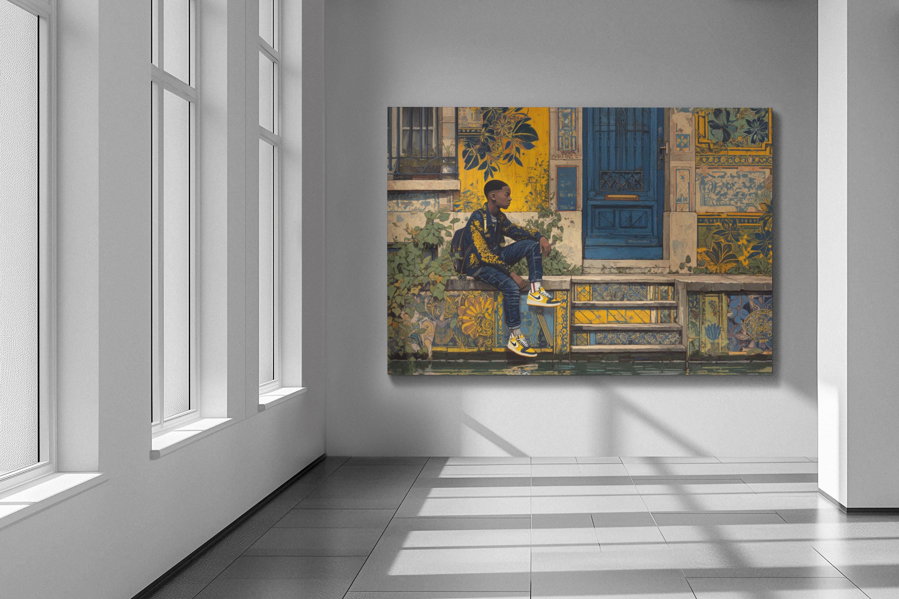 Black Boy Art | African American Art | Afrocentric Wall Art Print ...