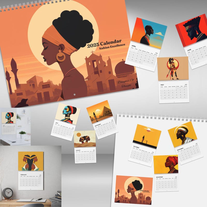 African American Calendar - Etsy