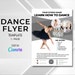 DANCE FLYER Template - Canva Template for Dance, Ballet, Dance Studio ...