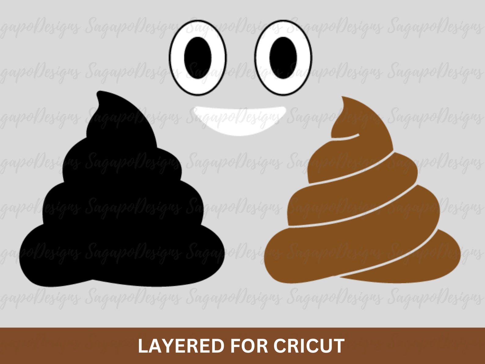 Poop Emoji SVG Poo Emoji Shirt Printable Iron on Emoji Cricut Decals - Etsy