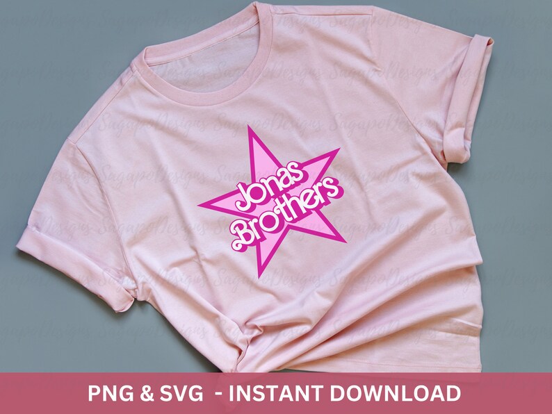 Jonas Brothers SVG Barbi Font SVG Pink Concert PNG Best - Etsy Canada