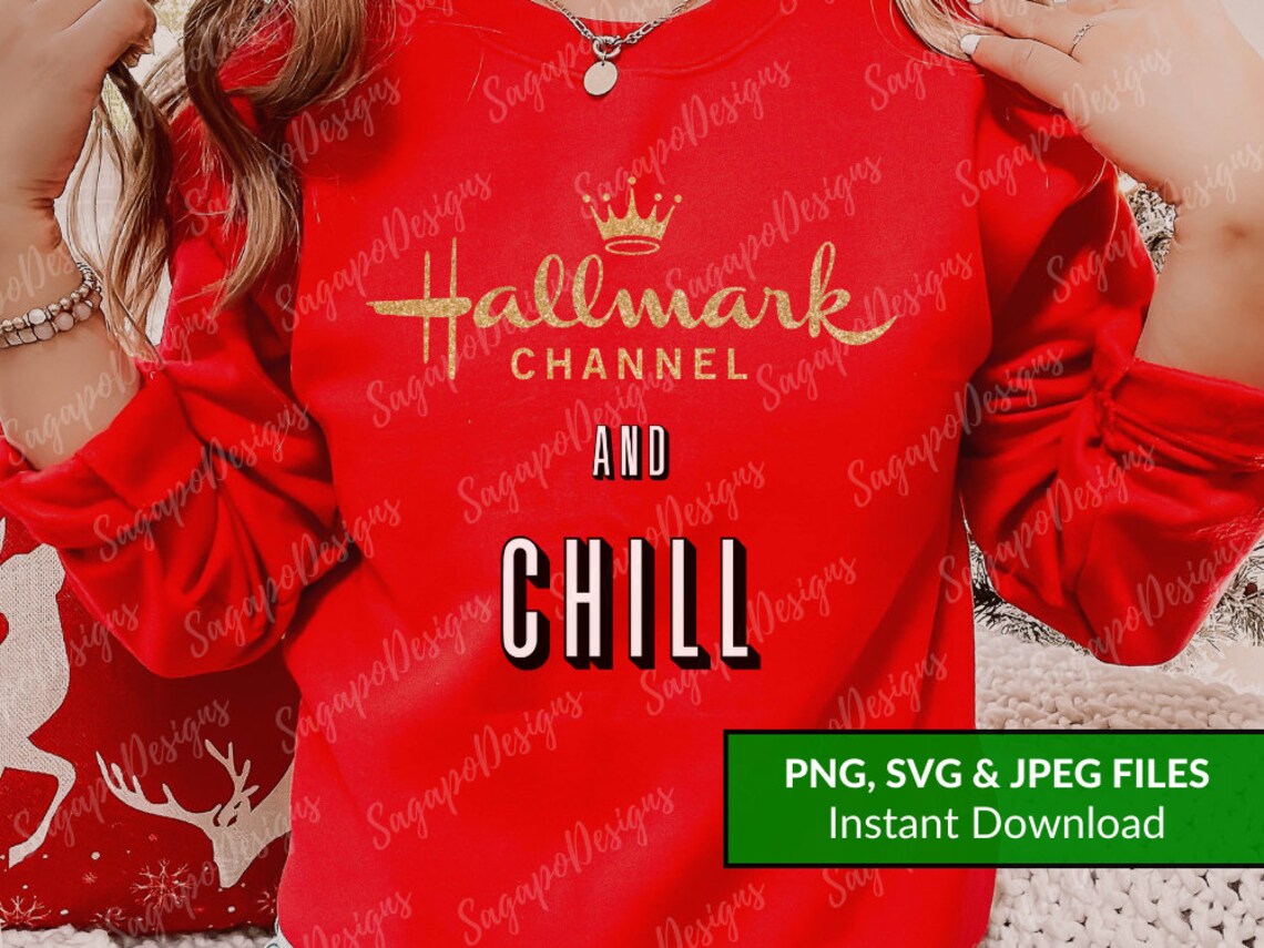 Hallmark Channel and Chill Svg Funny Christmas SVG - Etsy