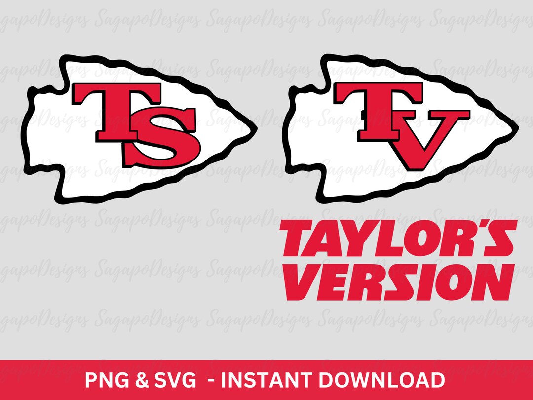 Taylor SVG Travis 87 Kansas Chiefs PNG Tay Tay KC Chiefs Logo Tv ...