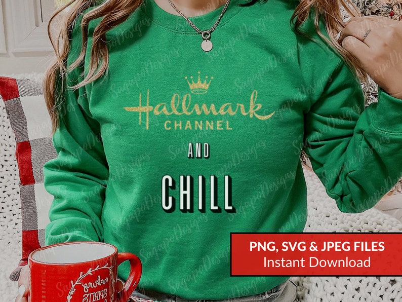Hallmark Channel and Chill Svg Funny Christmas SVG - Etsy