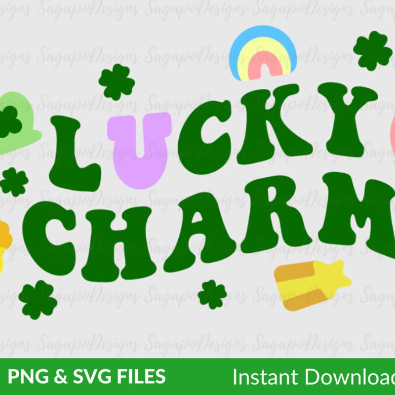 Lucky Charm Svg - Etsy