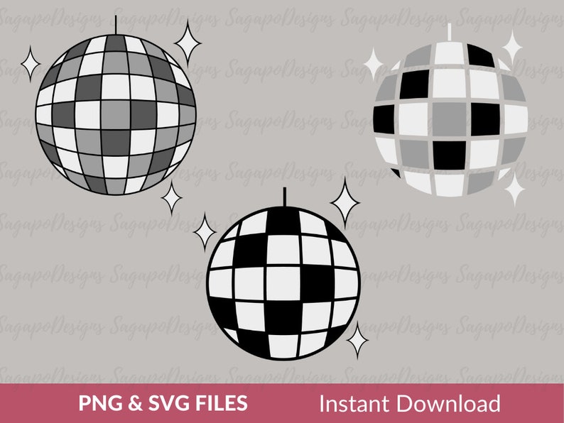 Disco Ball Svg Bundle Retro SVG Disco Ball PNG Disco Download Retro ...