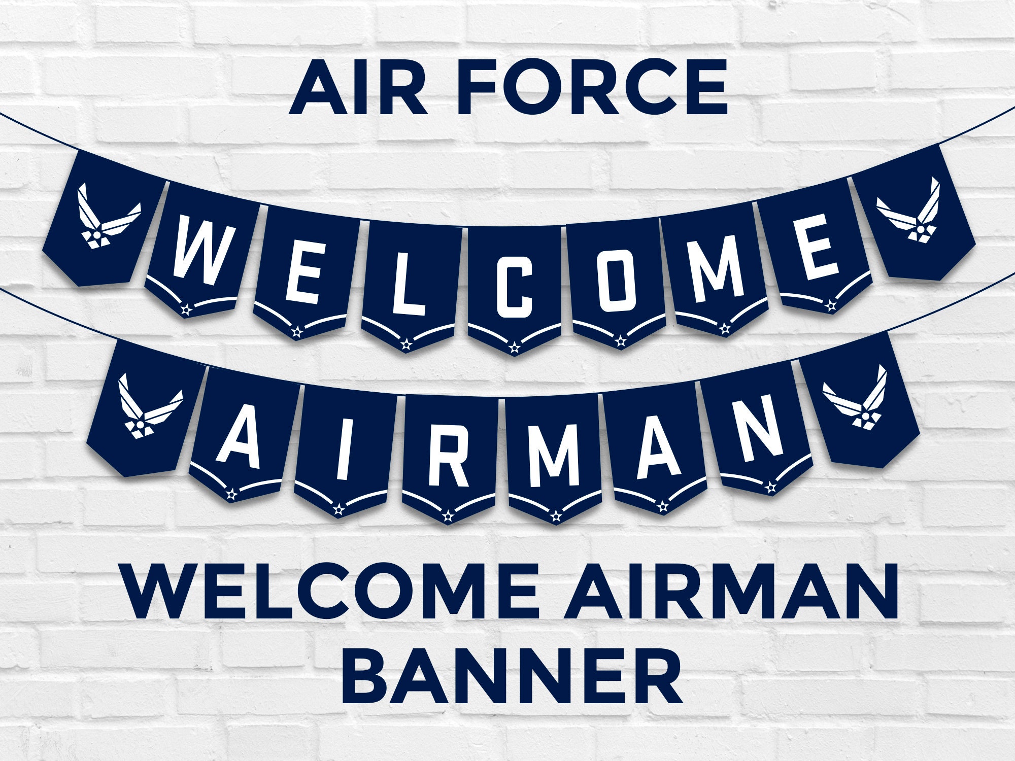 Air Force Banner, Welcome Home Banner, Airman Welcome Banner ...