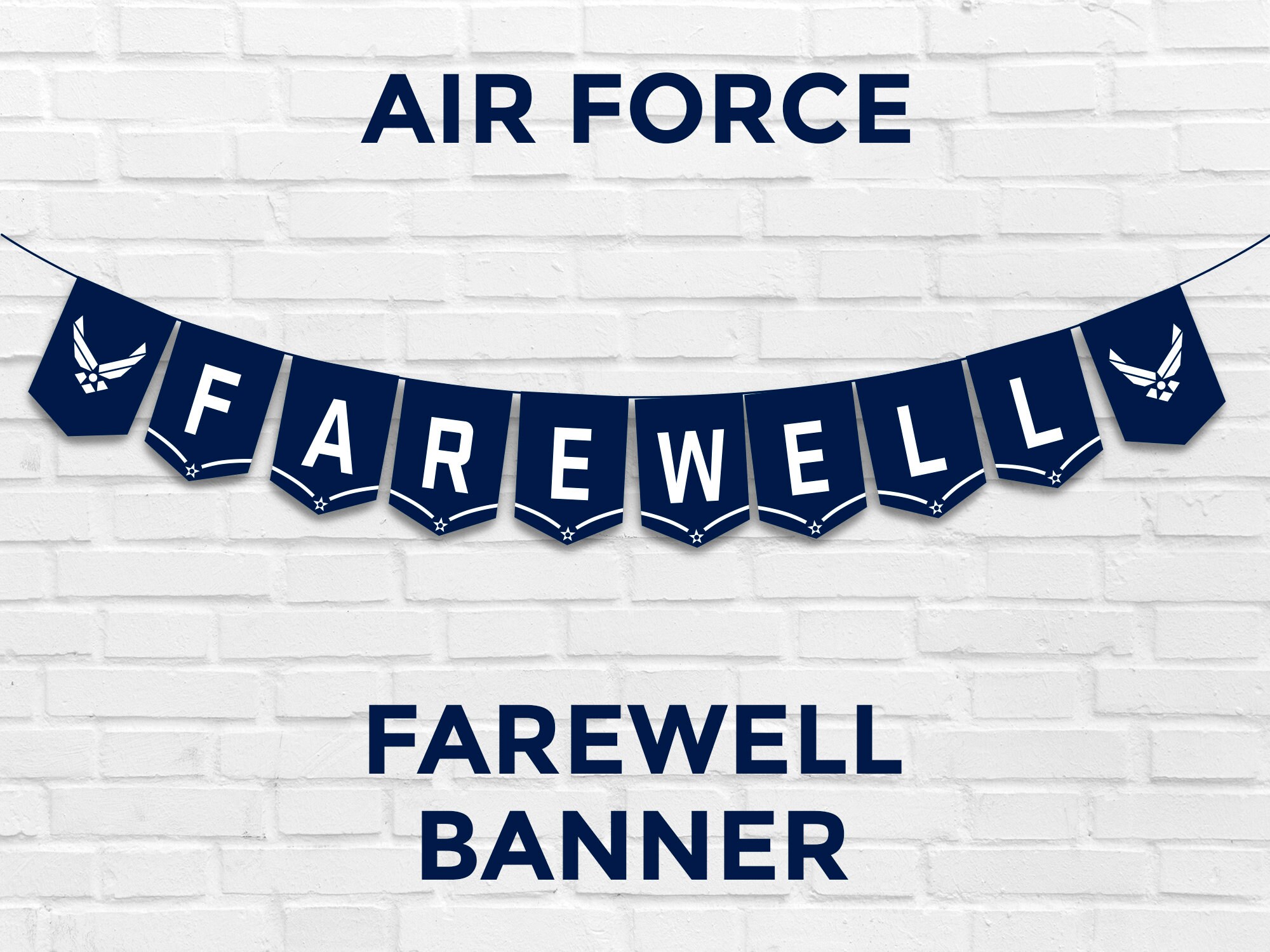 Farewell Banner, Air Force Farewell, USAF, Air Force Banner, US Air ...