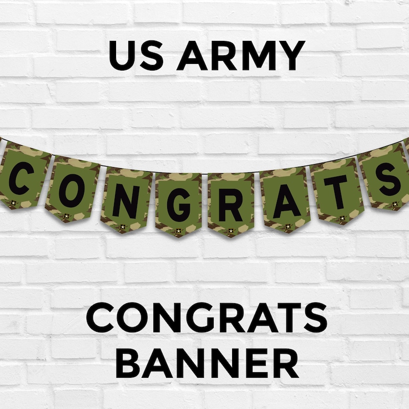 Army Banner - Etsy