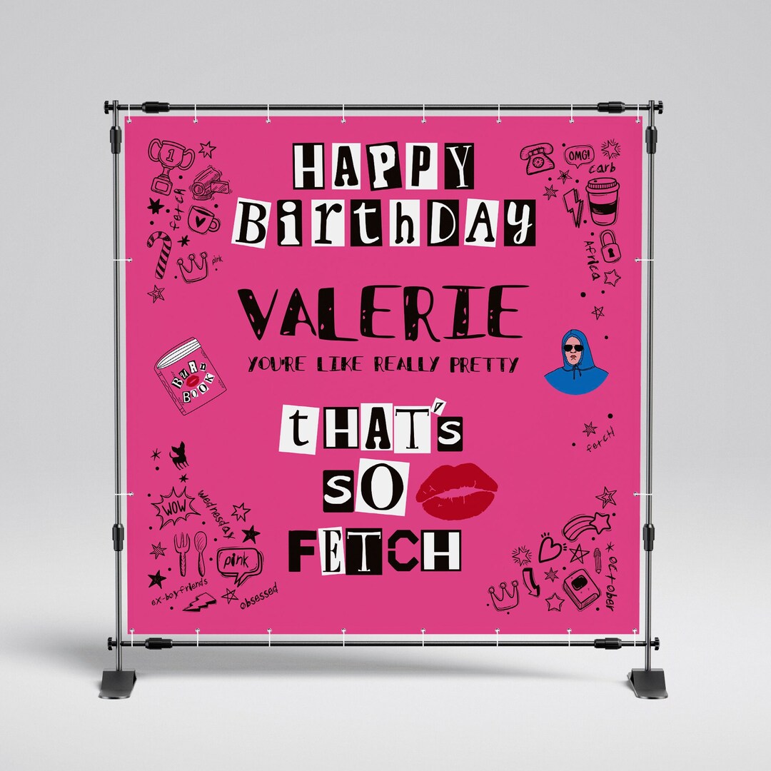 Mean Girls Backdrop Mean Girls Banners Mean Girls Party - Etsy.de