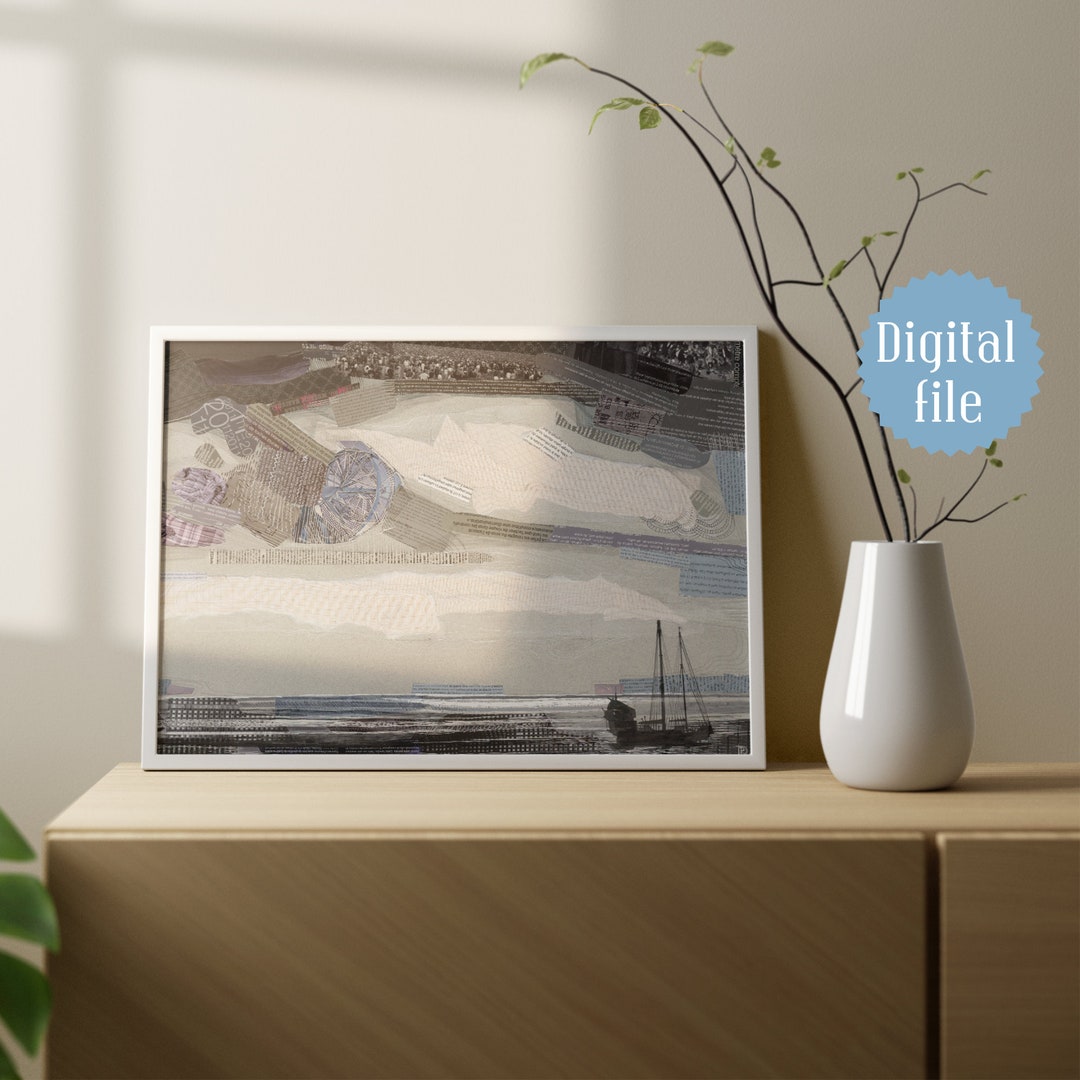 Switzerland Ship Art Poster, Collage Wall Decor,swiss Panoramic ...